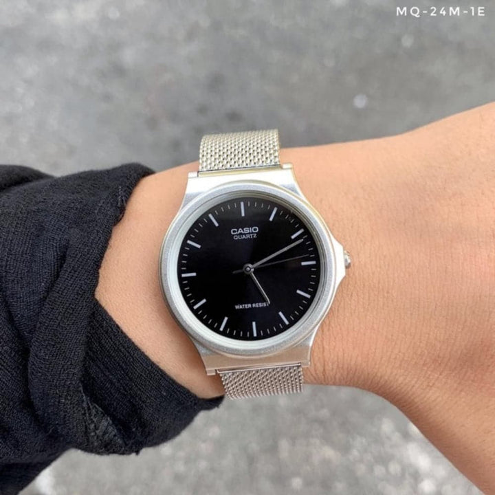 CASIO GENERAL MQ-24M-1EDF-P STAINLESS STEEL UNISEX WATCH – H2 Hub