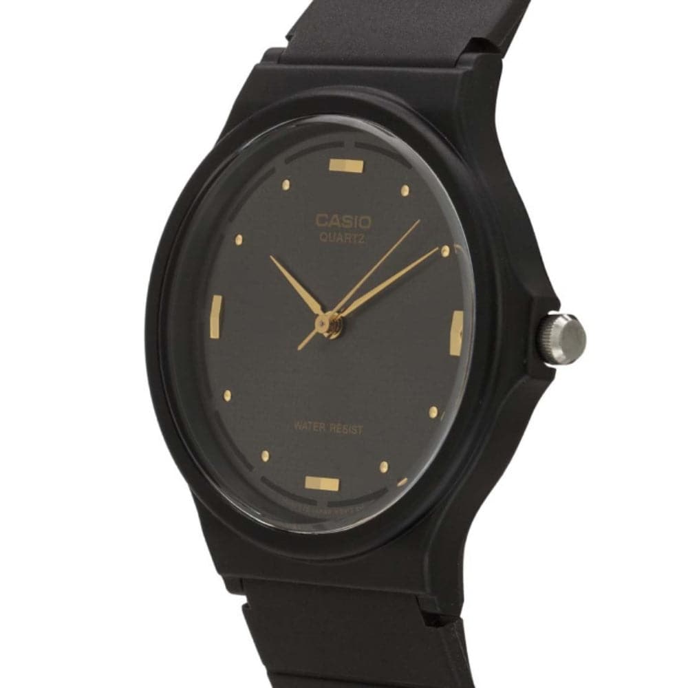 CASIO ANALOG MQ-76-1ALDF BLACK RESIN MEN WATCH – H2 Hub