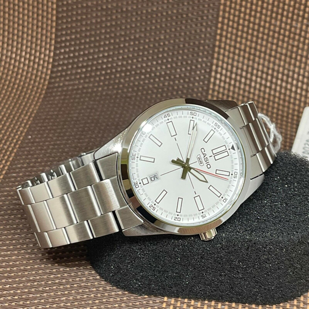 Casio General Mtp Vd02d 7eudf Stainless Steel Mens Watch H2 Hub