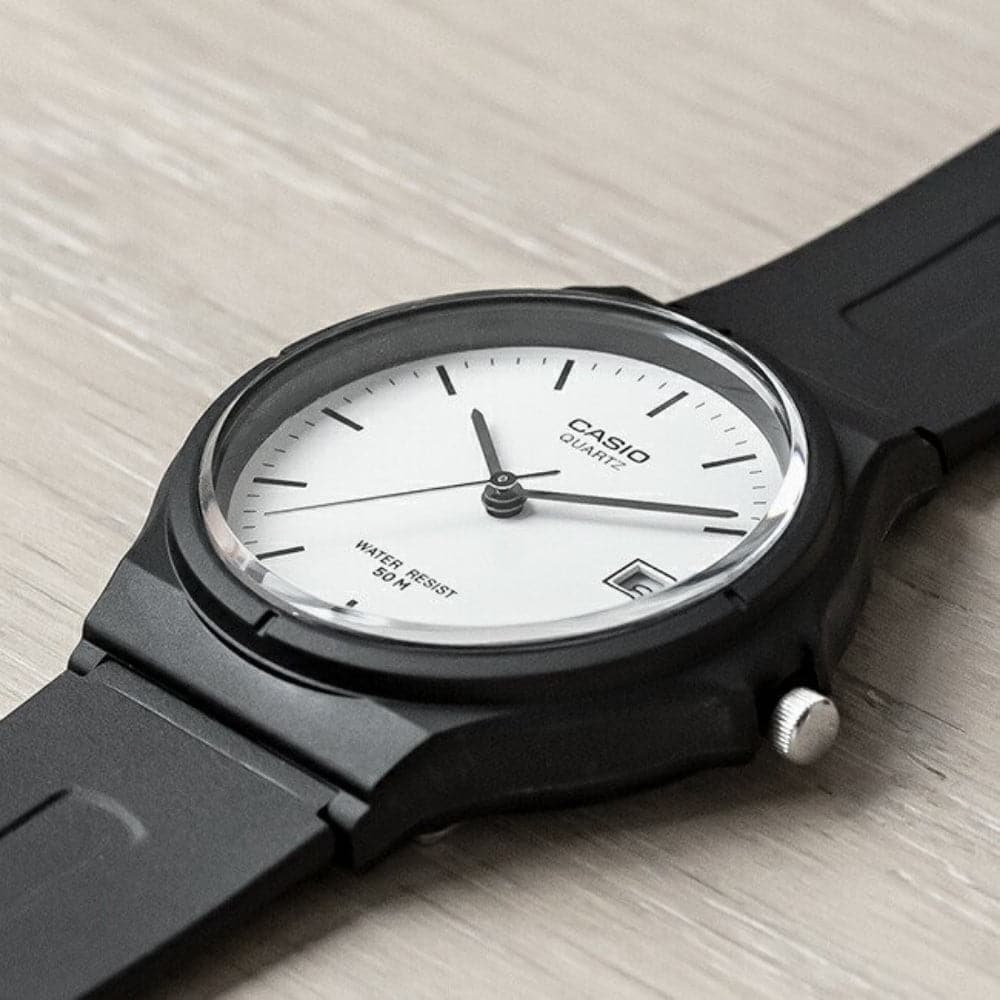 Casio General White Dial With Black Resin Strap Men Watch MW-59-7EVDF ...