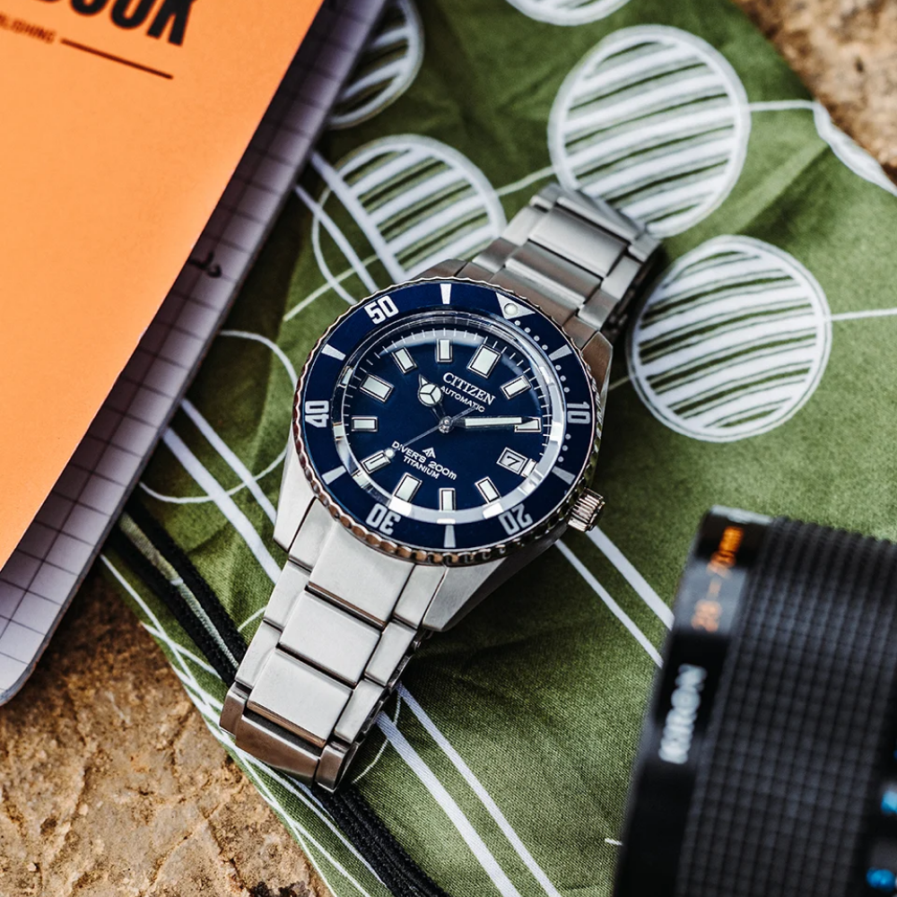 CITIZEN PROMASTER MARINE MECHANICAL DIVER NB6021-68L MEN'S WATCH – H2 Hub