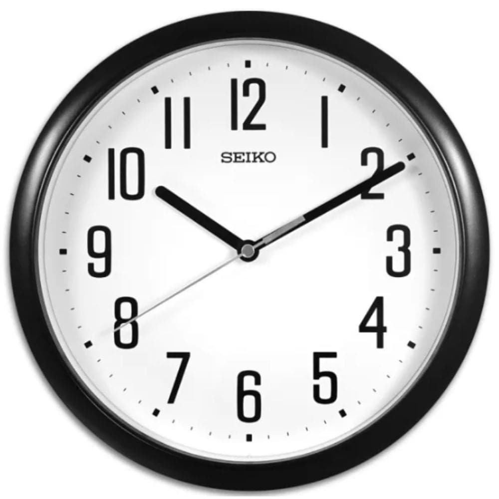 SEIKO QHA005KL ROUND WALL CLOCK – H2 Hub