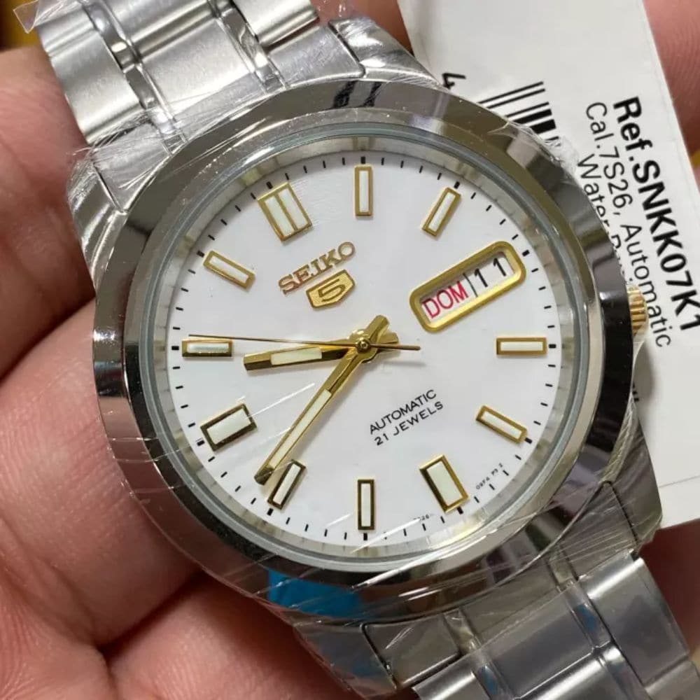 SEIKO 5 SNKK07K1 STAINLESS STEEL MEN'S WATCH – H2 Hub