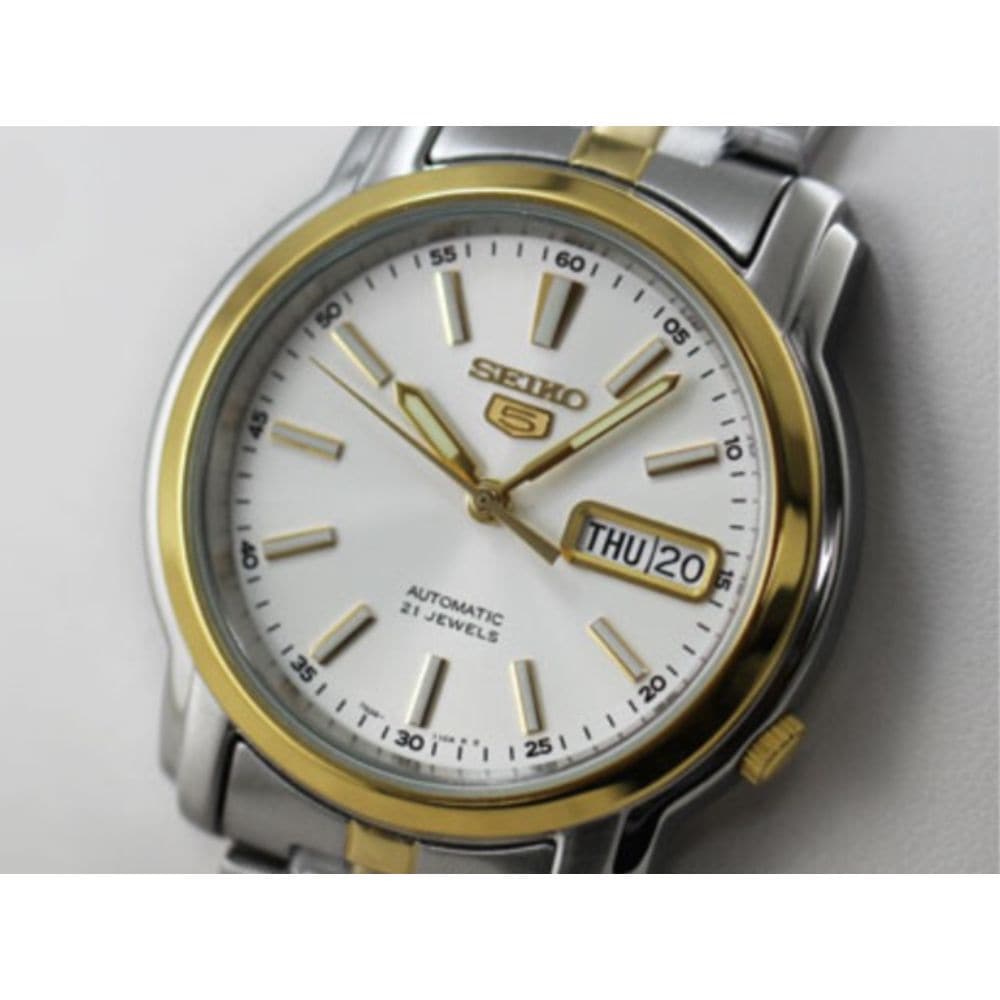 SEIKO 5 SNKL84K1 AUTOMATIC DAY DATE STAINLESS STEEL MEN WATCH – H2 Hub