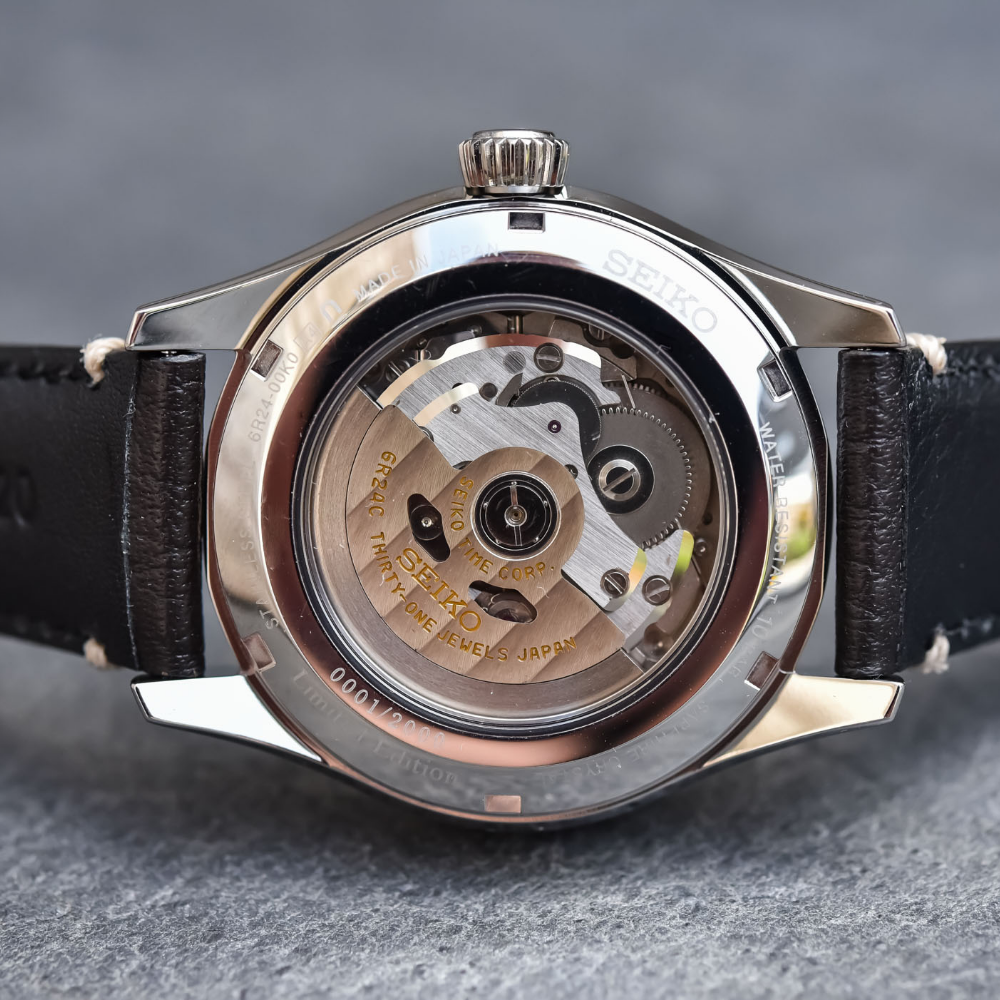 SEIKO PRESAGE SPB295J1 BLACK LEATHER MEN WATCH – H2 Hub