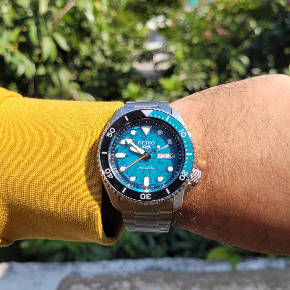 Seiko 5 Sports Silver Stainless Steel Strap Men Watch SRPJ45K1P – H2 Hub