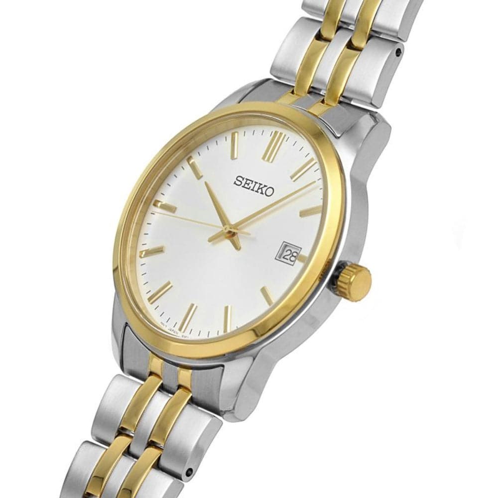 SEIKO SUR402P1 TWO-TONE STAINLESS STEEL MEN WATCH – H2 Hub