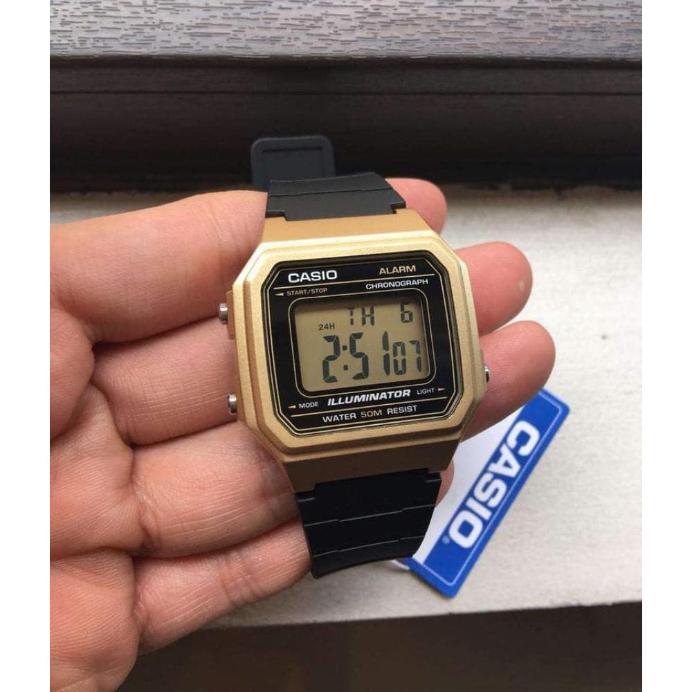 Casio General Digital Black Resin Strap Unisex Watch W-217HM-9AVDF-P ...