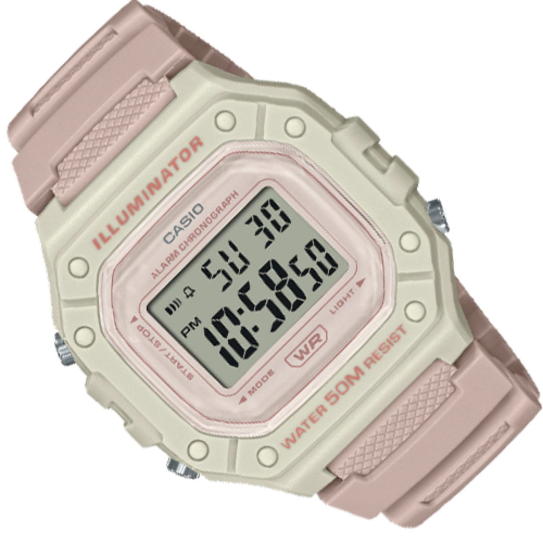CASIO GENERAL DIGITAL W-218HC-4A2VDF WOMEN'S WATCH – H2 Hub
