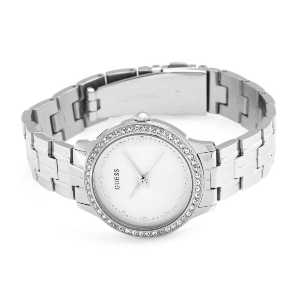 GUESS CHELSEA SILVER STAINLESS STEEL W1209L1 WOMEN'S WATCH – H2 Hub